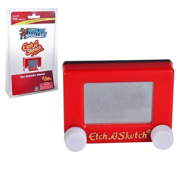 Urban Outfitters | Accessories | Worlds Smallest Mini Etch A Sketch Red ...